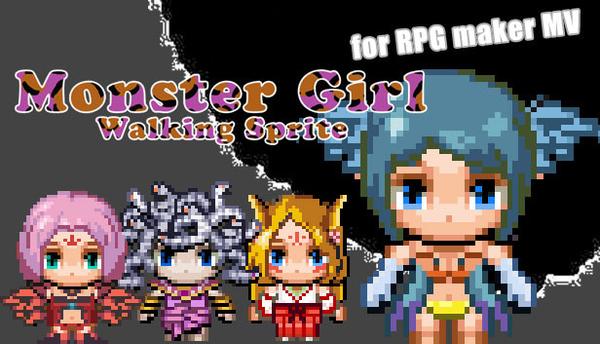 Region Comparison - RPG Maker MV - Monster Girl Walking Sprite ...